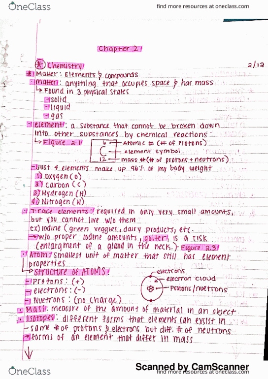 BIOLOGY 120 Final: Bio 120 Final Study Notes ONECLASS Sep7 - OneClass BIOLOGY 120 Final: Bio 120 Final Study Notes ONECLASS Sep7 - OneClass